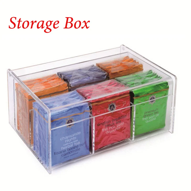 Acrylic-Tea-Bag-Holder-Tea-Box-Coffee-Tea-Bag-Storage-and-Clear-Pantry ...
