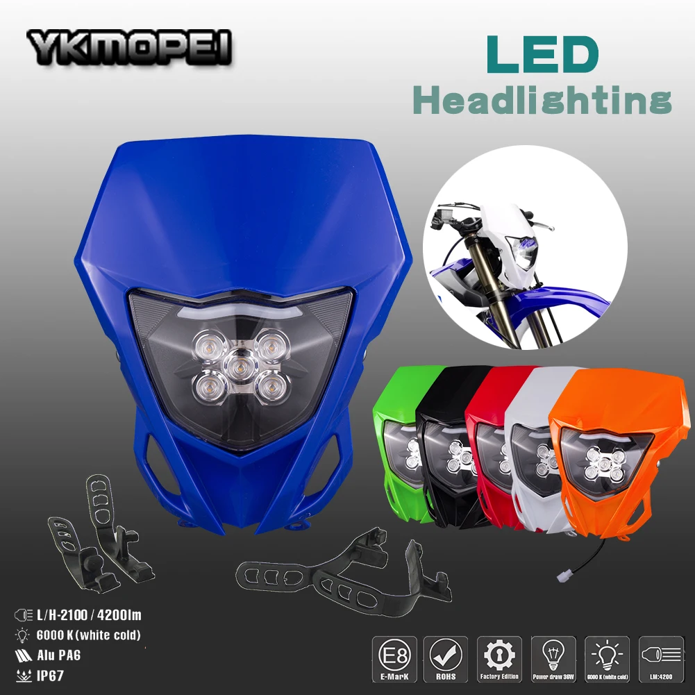 Yamaha Yz Motorcycle Led Headlight | Motorcycle Headlight Fairing ...