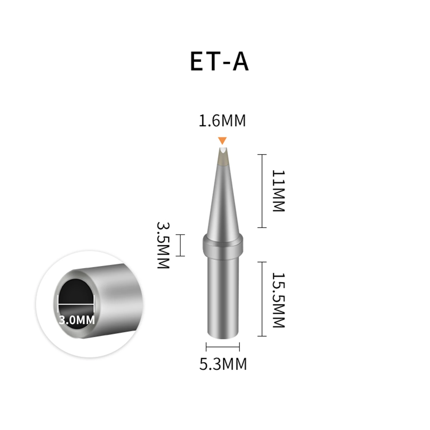 Panne de fer a souder,Pointes de fer à souder série ET,compatibles avec ...