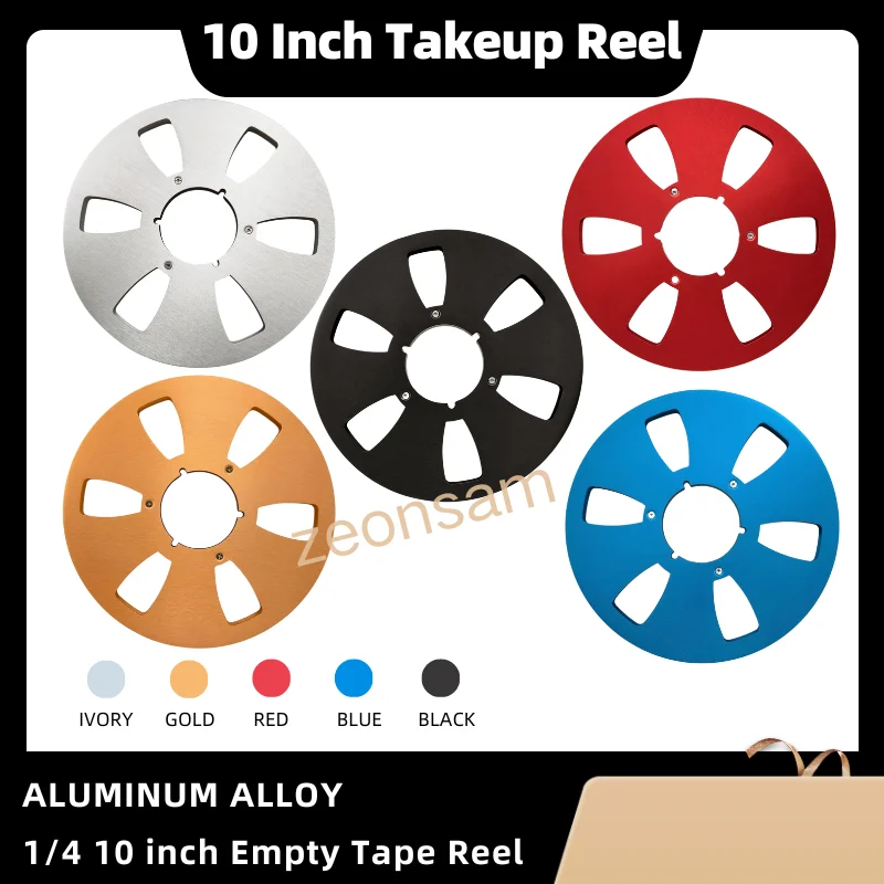 10.5" X 1/4" Inch Empty Tape Reel Nab Hub Reel-To-Reel Recorders ...