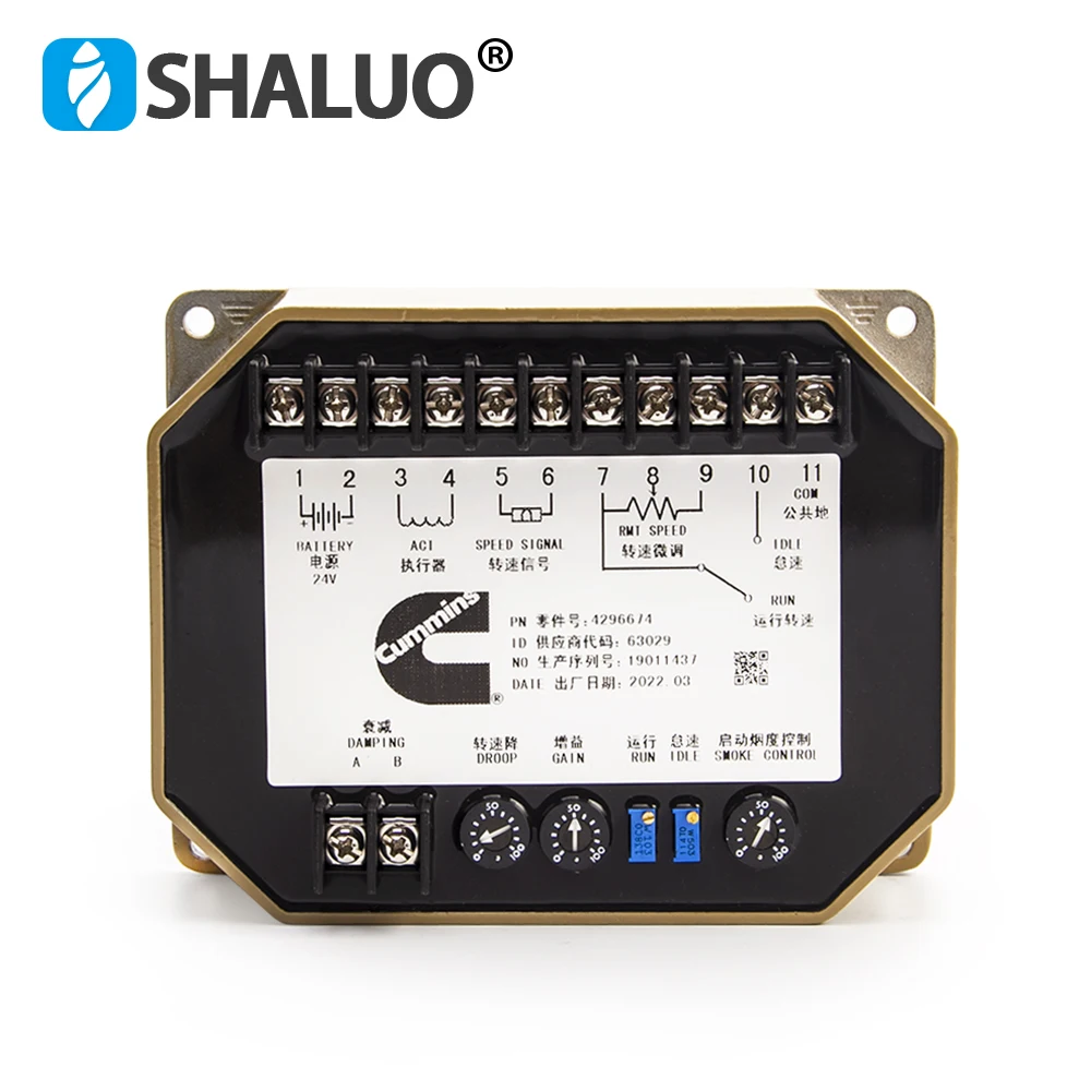 4296674-NT855-K19-Cummins-Diesel-Generator-Speed-Controller-Board-Engine-Speed-Govornor-Control ...