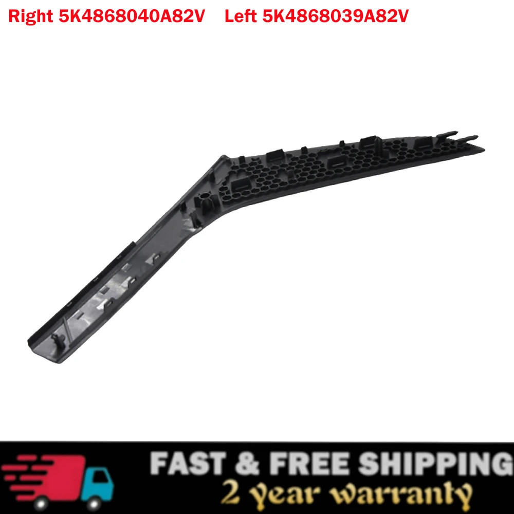 Black-Front-Rear-Car-Interior-Left-Right-Door-Pull-Handle-Cover-Panel ...