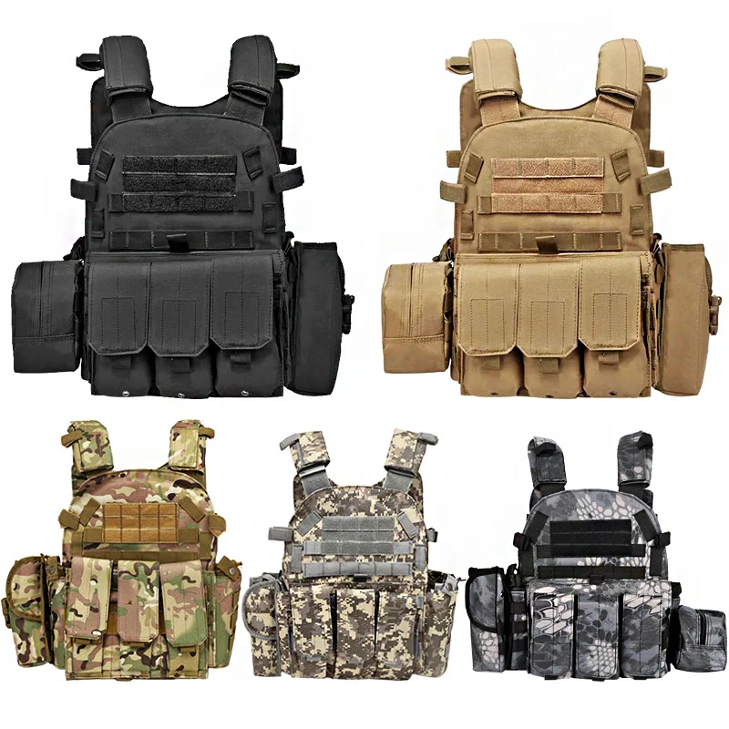 Durable-Combination-Training-Tactical-Vest-Outdoor-Multi-Functional ...