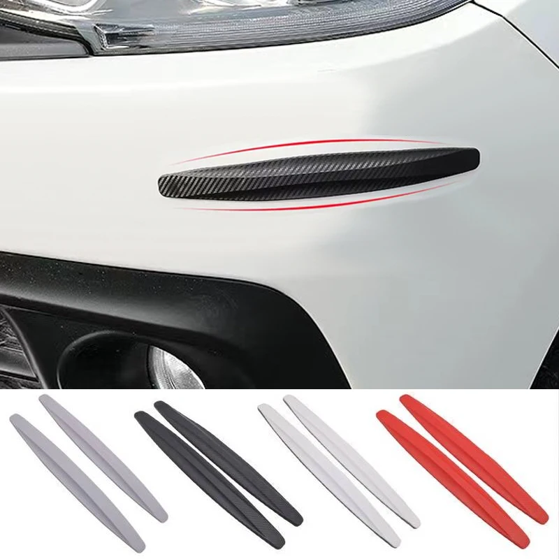 Nieuwe 2 Stuks Bumper Anti-Botsing Strips Deur Lichaam Kras Auto Beschermende Tape Anti-Botsing ...