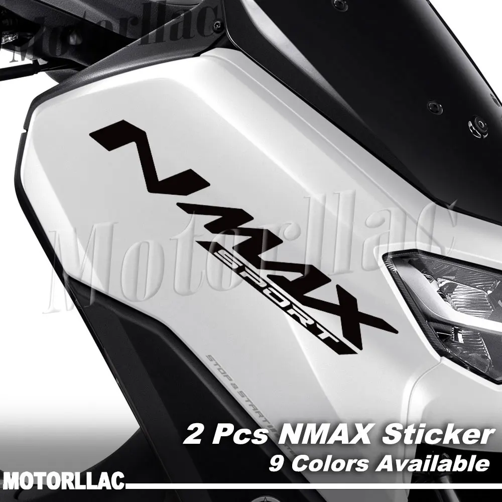 Motorcycle-Scooter-Stickers-NMAX-Front-Stripe-Fairing-Decals-Waterproof ...