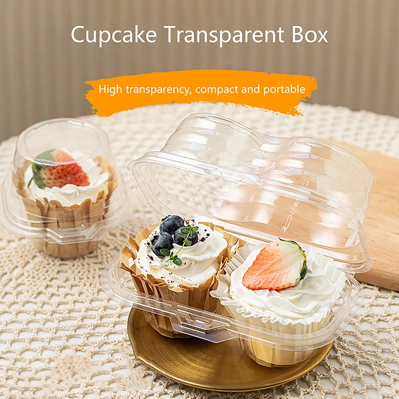 20pcs-Transparent-Stackable-Single-Cupcake-Container-Cupcake-Carrier ...