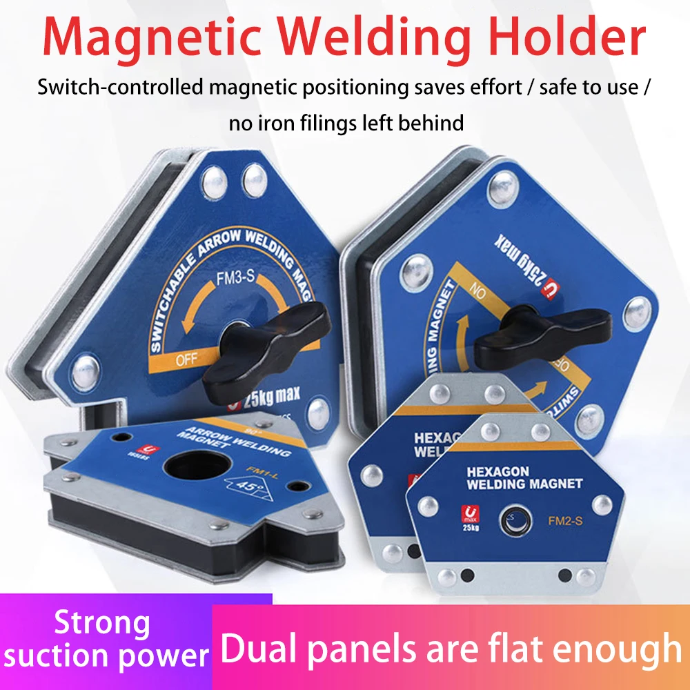 12-5-25-50-75Kg-Magnetic-Welding-Holders-Angle-Solder-Arrow-Magnet-Weld ...