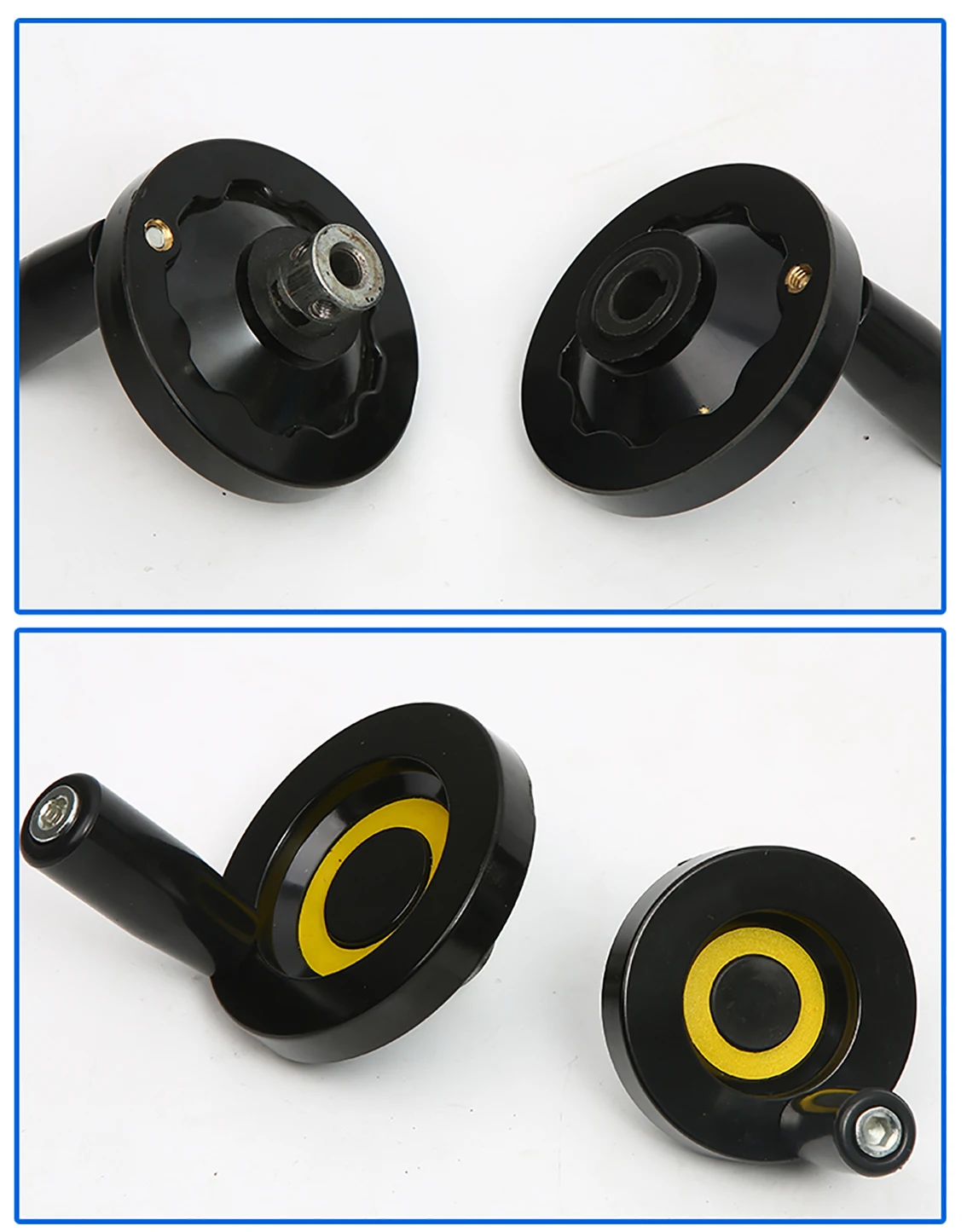 1Pcs-Plastic-Handwheel-Round-Smooth-Hole-Alloy-Lathe-Milling-Machine ...