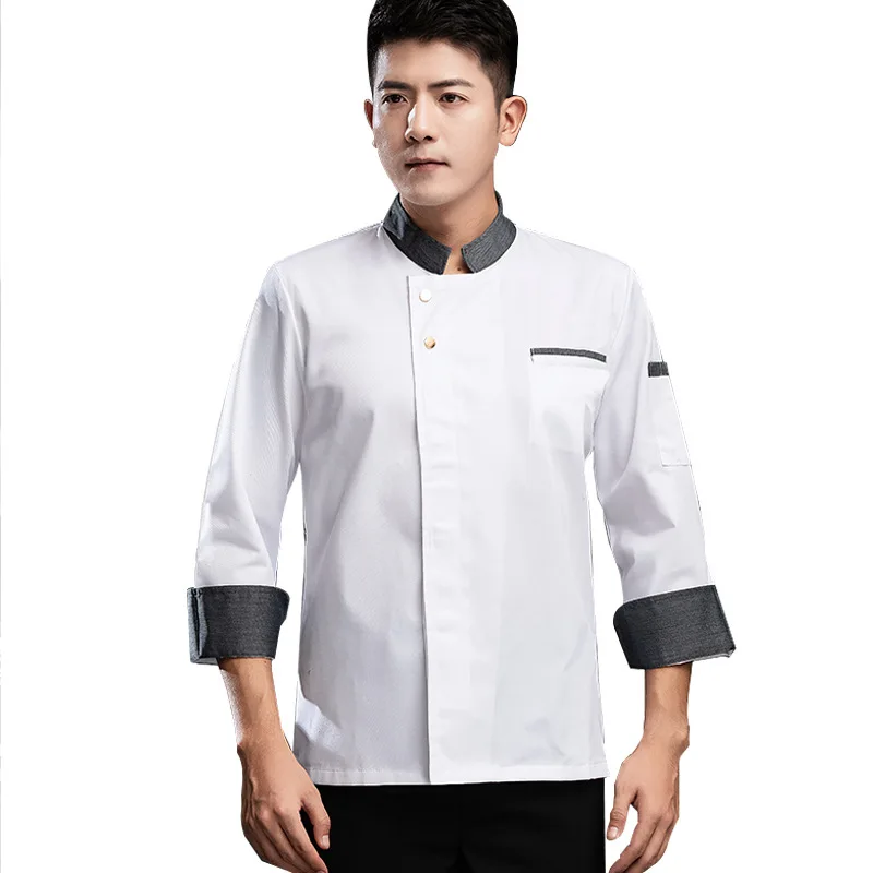Chef-Uniform-For-Men-Women-With-Logo-Restaurante-Cook-Clothes-Shirt ...