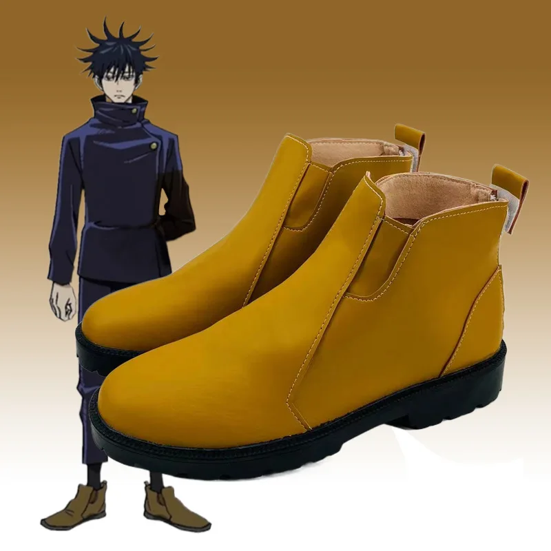 Anime-Jujutsu-Kaisen-Fushiguro-Megumi-Cosplay-Shoes-Short-Boots-for ...