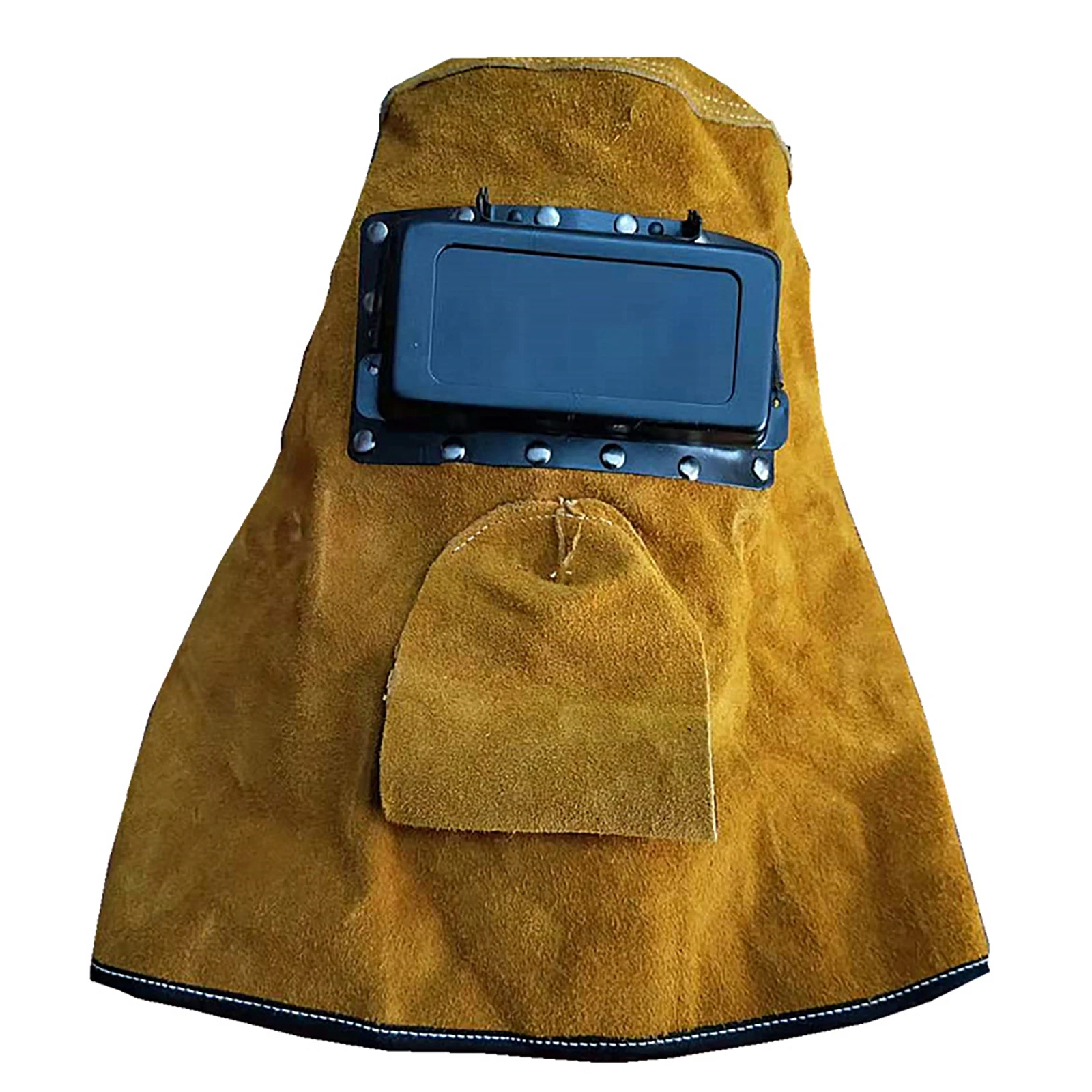 Solar-Auto-Darkening-Filter-Lens-Welder-Leather-Hood-Welding-Breathable ...