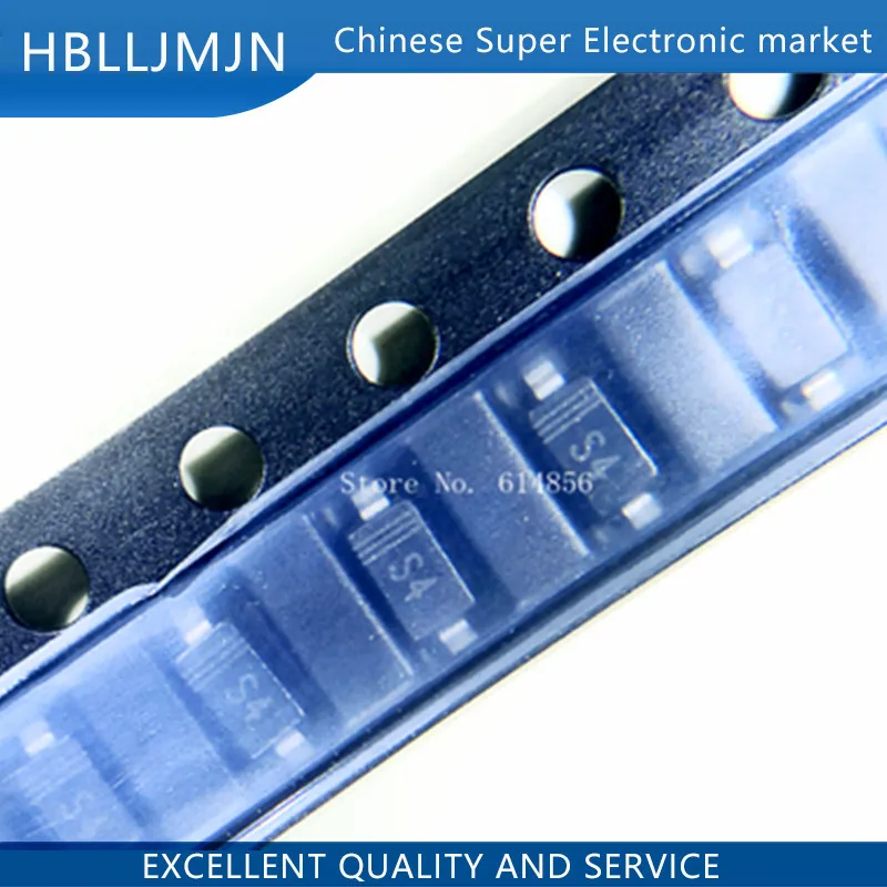 3000 piezas en 5819w 1N5819W marcando S4 B5819W SOD 123 diodo de ...