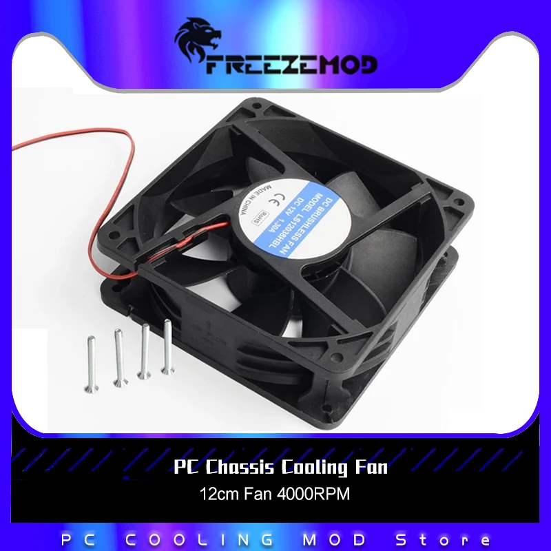 12cm Fan 4000RPM soğutucu madenci ASIC için su soğutma fanı AntMiner ...