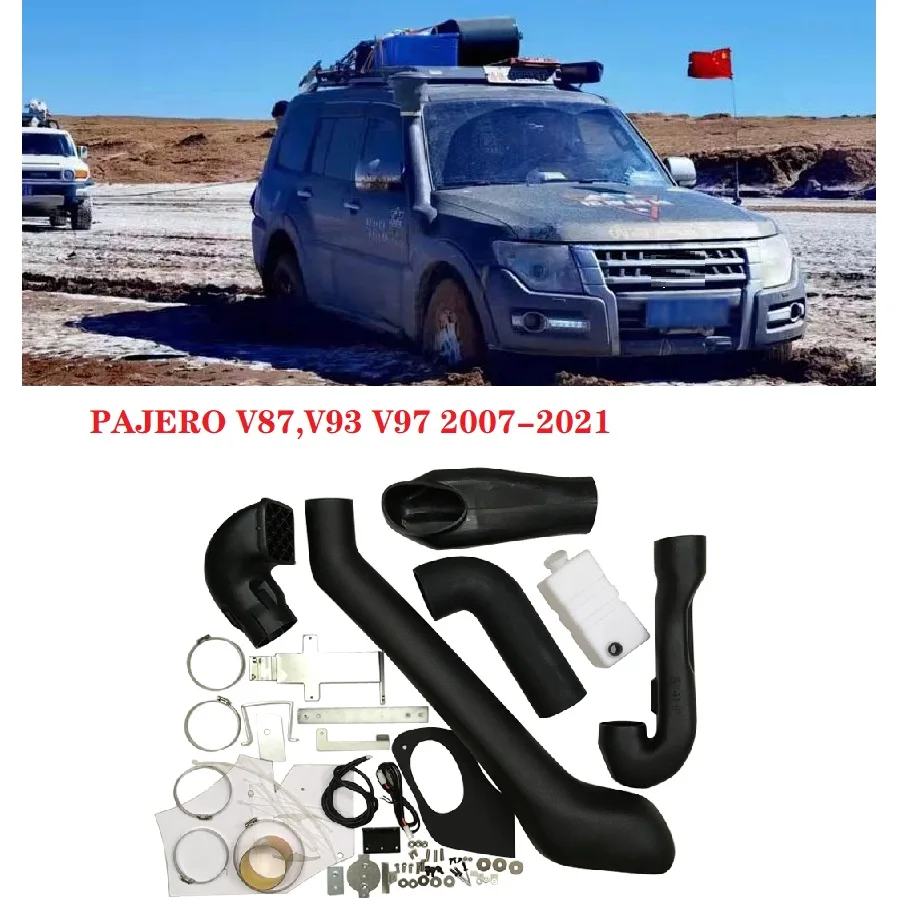 Exterior Air Intaking Pipe Snorkel, Auto Acessórios, Fit para Mitsubishi Pajero V87 V93 V97 2007 ...