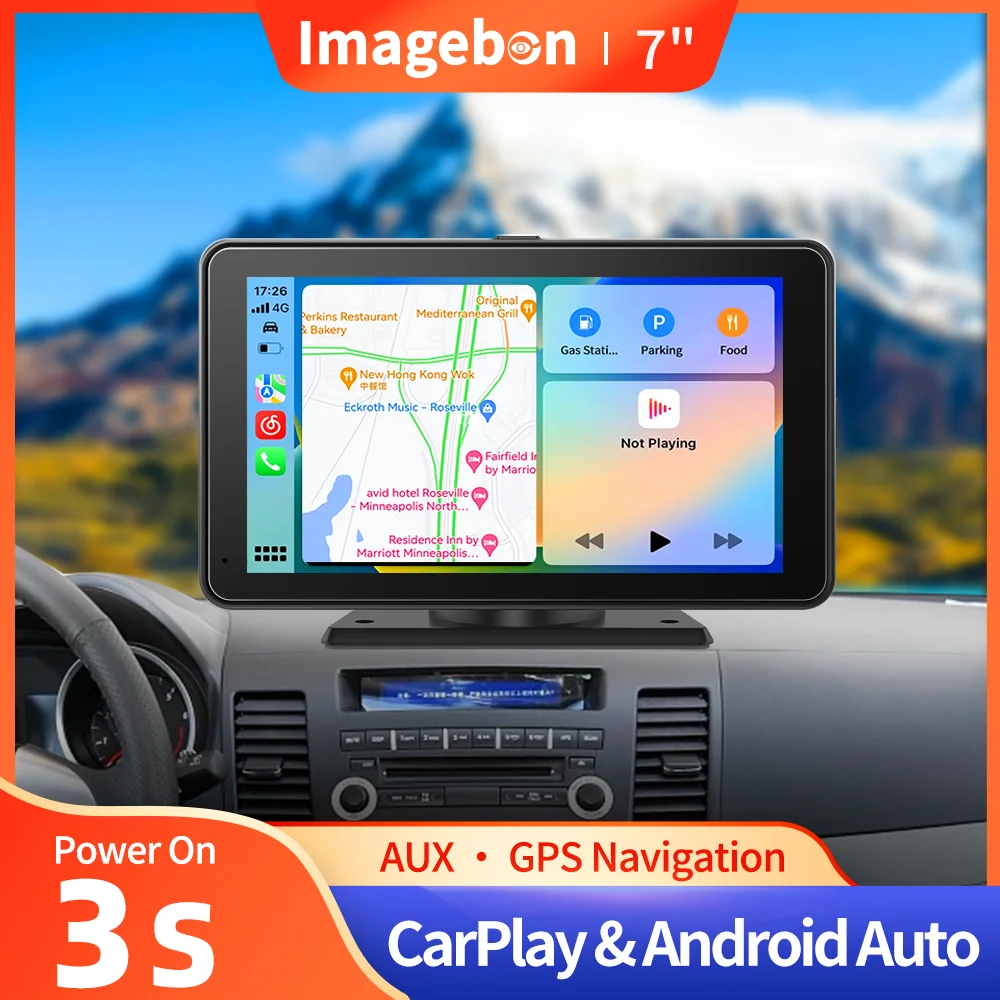 7-4K-ADAS-Dash-Cam-Wireless-CarPlay-Android-Auto-Dashboard-Car-DVR-With ...