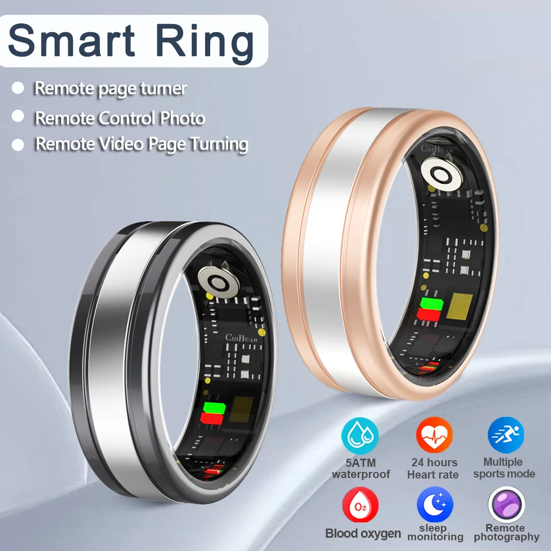 New-Smart-Ring-Men-Women-Gestures-Control-Video-Page-Turning-5ATM ...