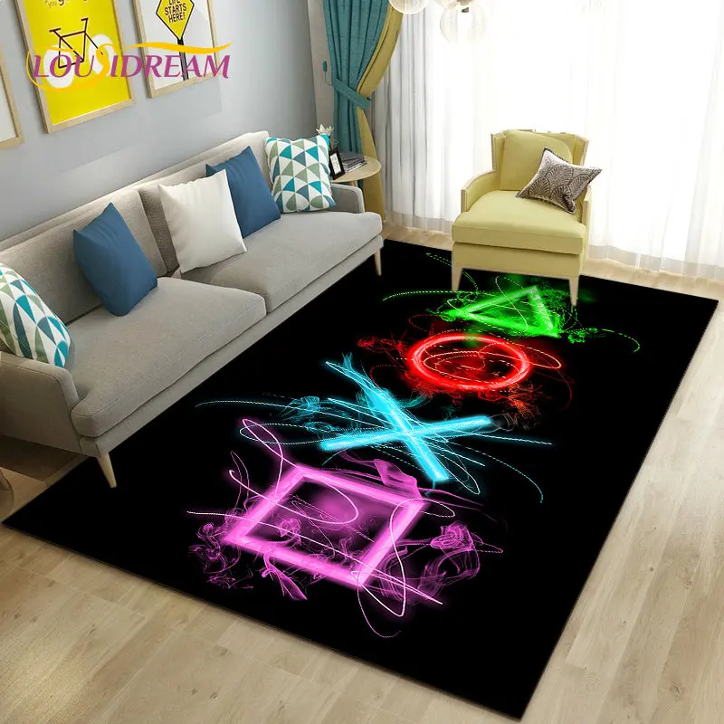 3D-Cartoon-Gamer-Game-Controller-Area-Rug-Carpet-Rug-for-Living-Room ...