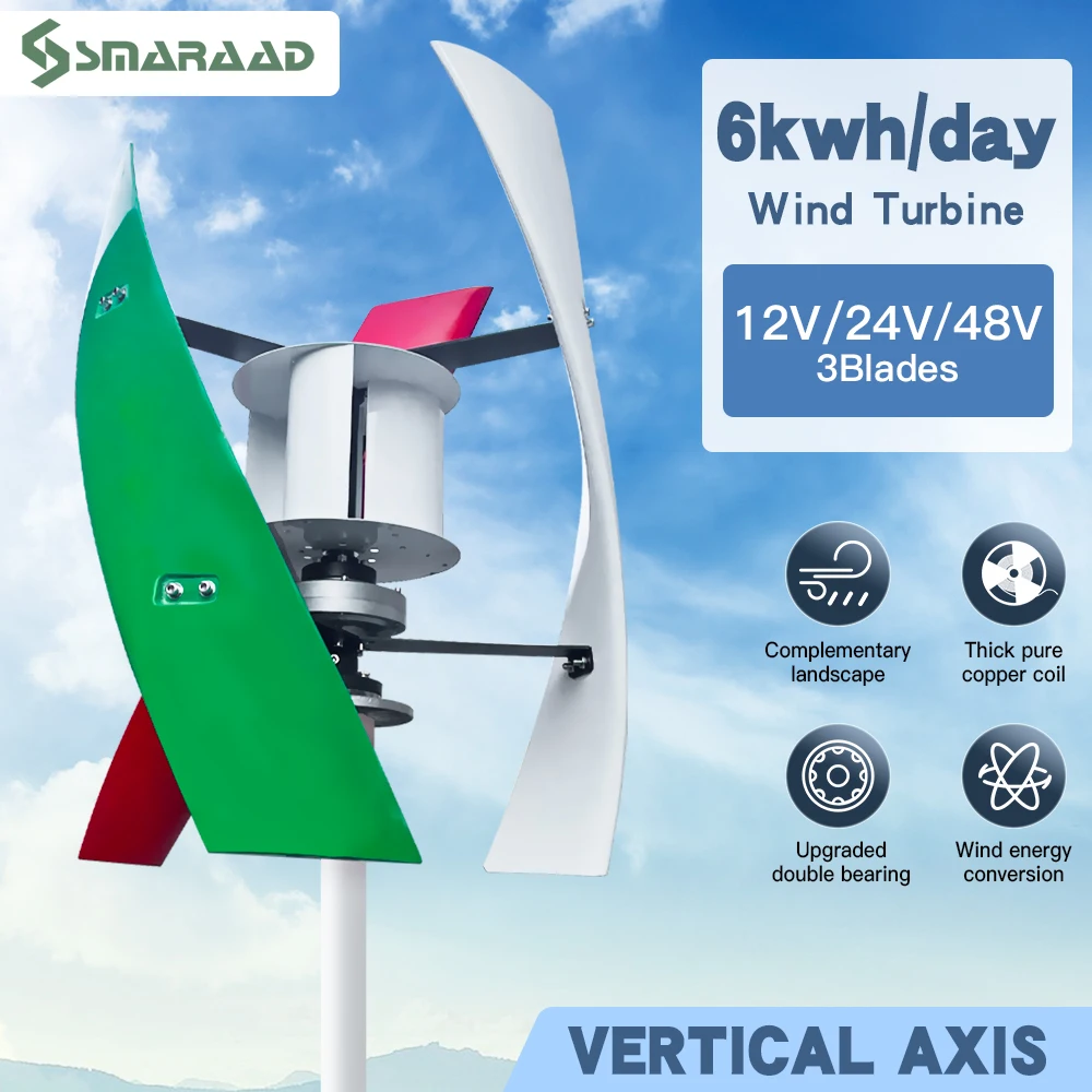 Poland-Quickly-Delivers-New-Energy-Wind-Generator-3000W-Vertical-Axis ...