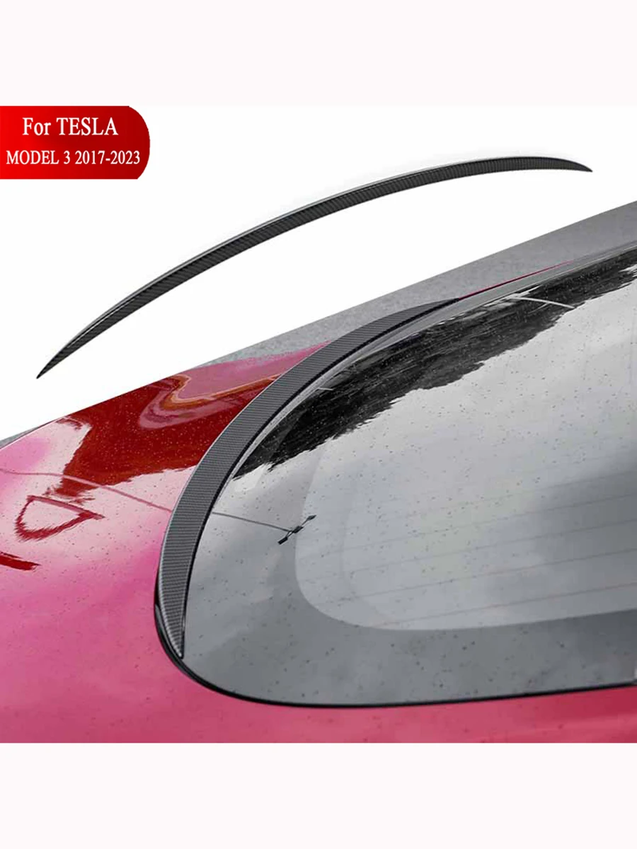 Trunk Window Spoiler Trunk Window Wing for Tesla Model 3 2017-2023 ...