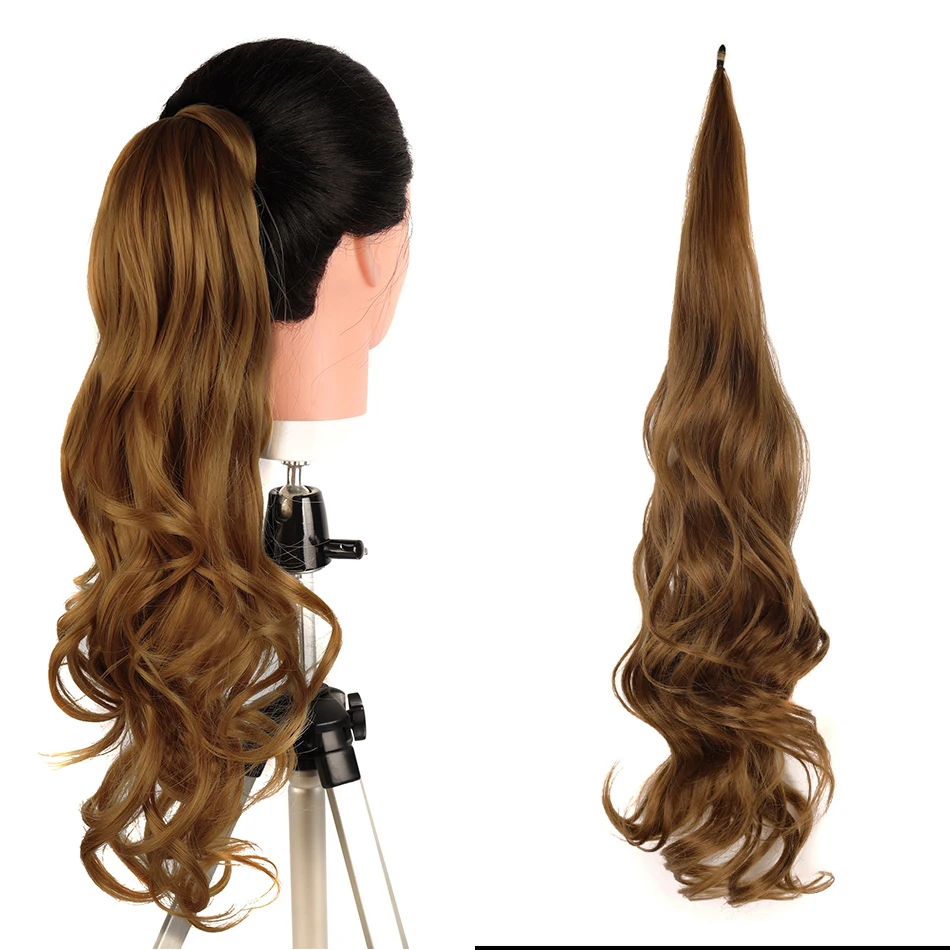 Synthetic ponytail extensions 26inch / 100g (Brand - Booming hair) - Hair.lk