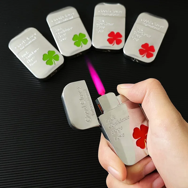 Metal Green Flame Red Flame Jet Lighter Windproof Flashlight Turbo ...