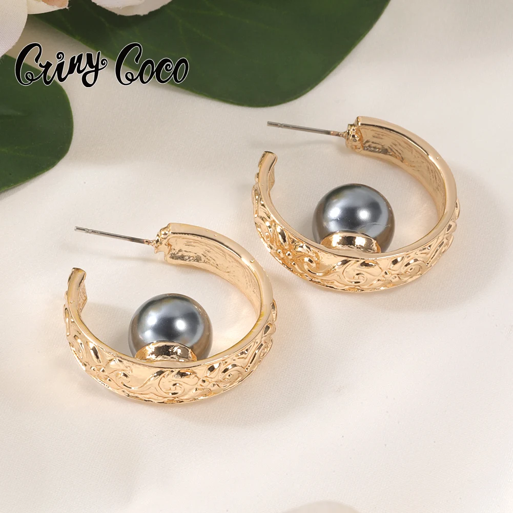 Cring-Coco-Hawaiian-French-Polynesia-Hoop-Earrings-Fashion-Woman-Australian-Samoa-Pearl-New ...