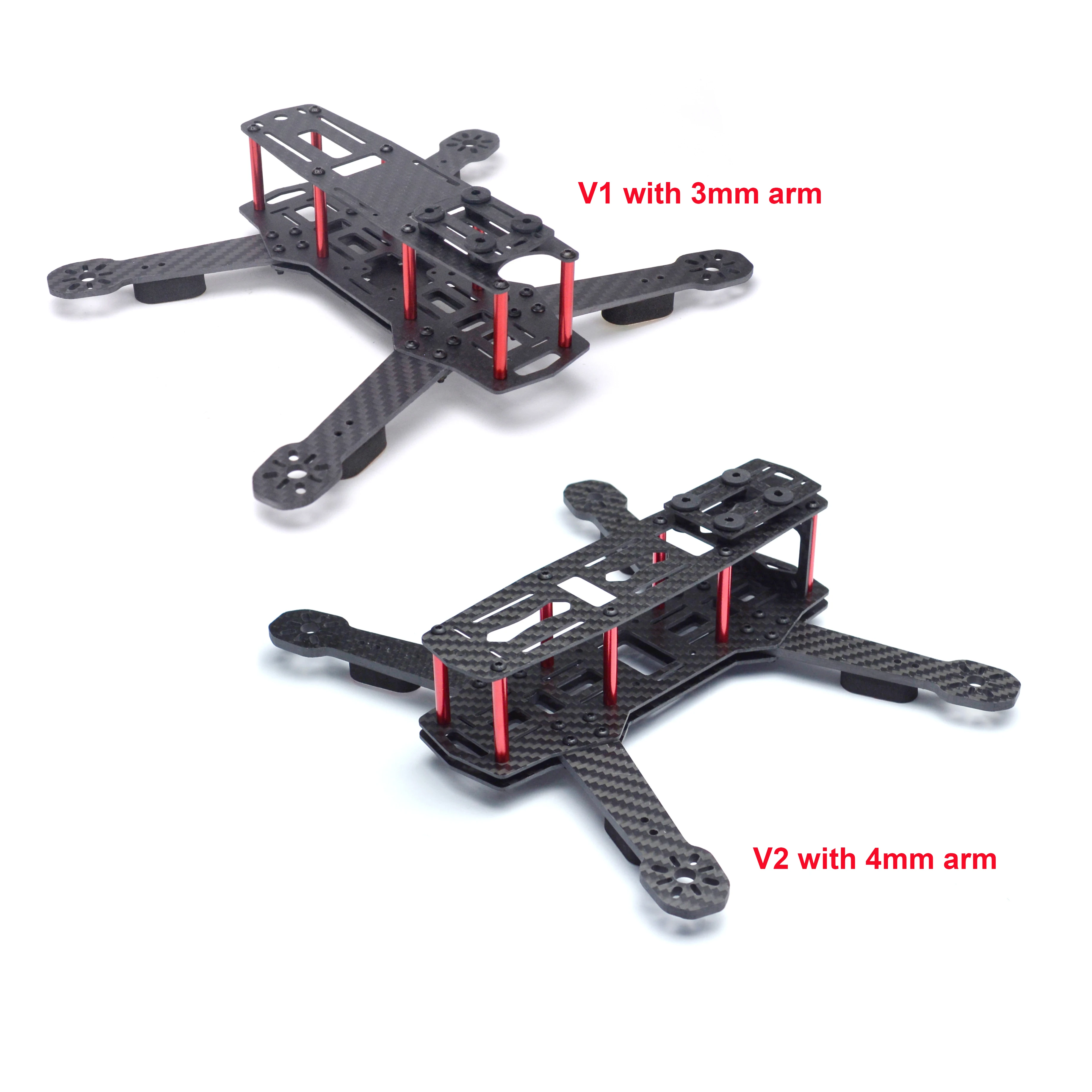 High Quality ZMR250 QAV250 250 250mm with 3mm or 4mm arm Carbon Fiber ...