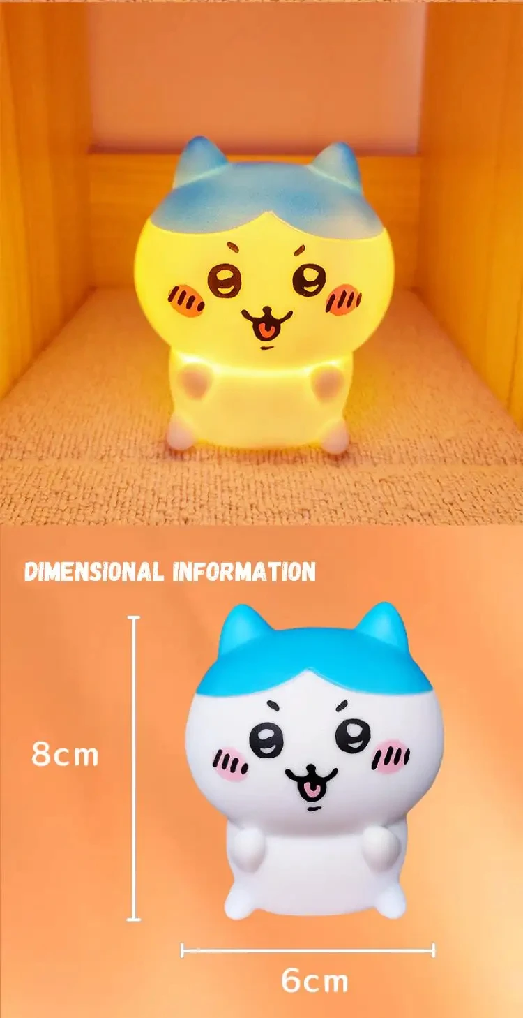 Chiikawa Hachiware Usagi Portable Night Light Cartoon Figure - Chiikawa ...