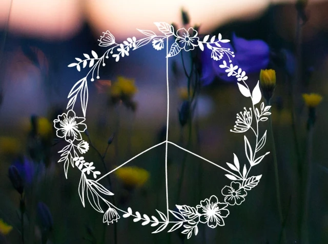 Peace Sign Flower Tumblr