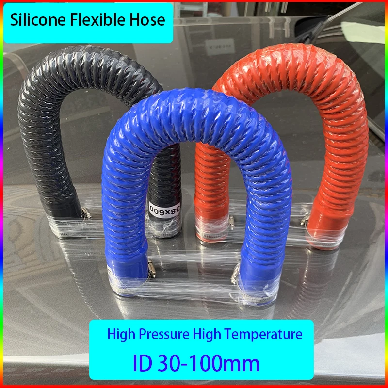 Tuyau-d-admission-d-air-flexible-de-silicone-de-la-longueur-400mm-700mm ...