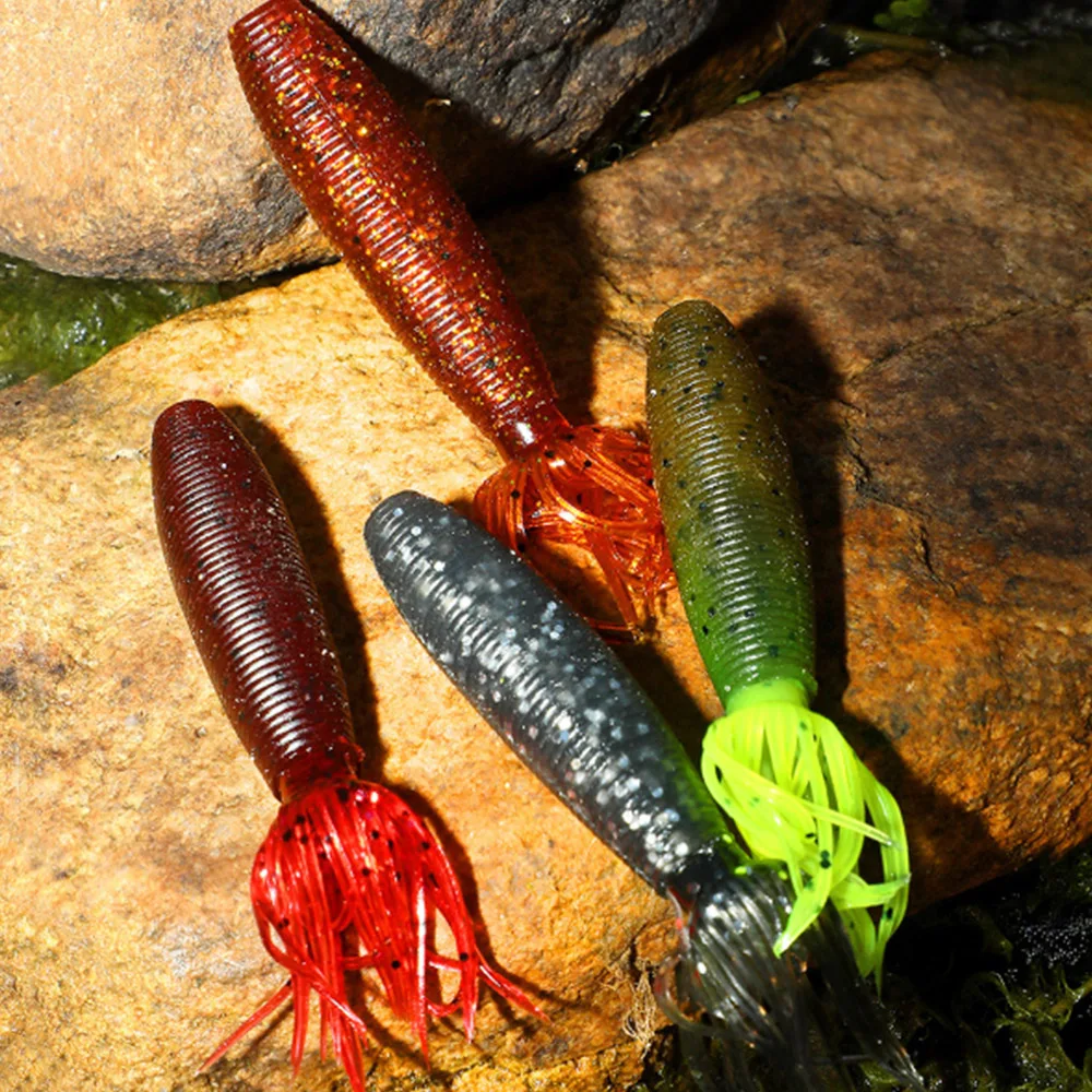 Fat-Ika-Silicone-Soft-Bait-Swimbait-Easy-Shiner-Shad-Worm-iscas ...