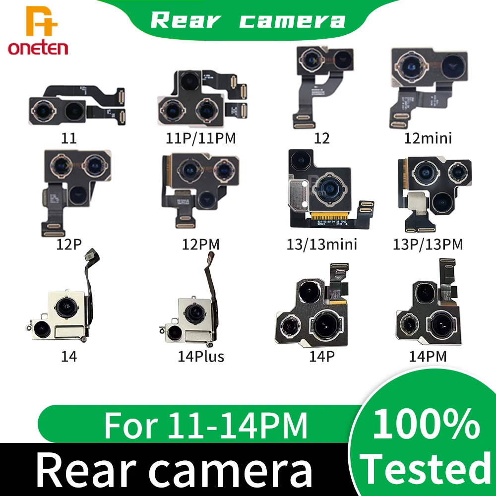 Rear-Camera-For-iPhone-14-Plus-13-11-12-Pro-MAX-Mini-Back-Camera-Main ...