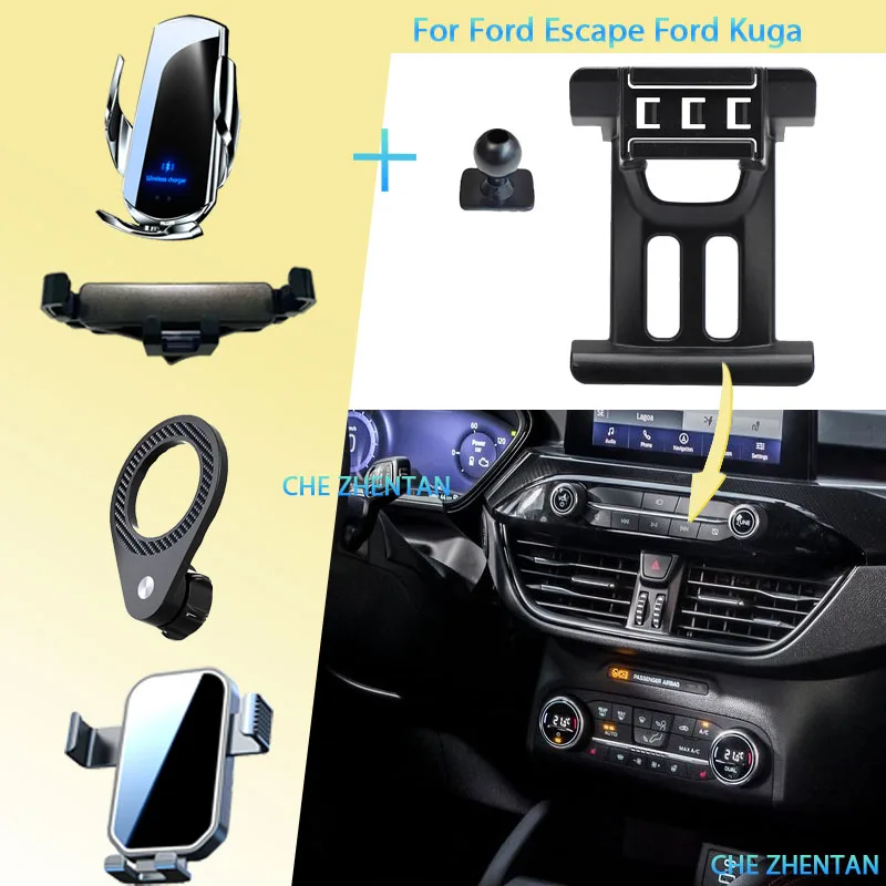 Car Mount for Ford Escape Ford Kuga 2020 2021~2025 Mobile Phone Holder ...