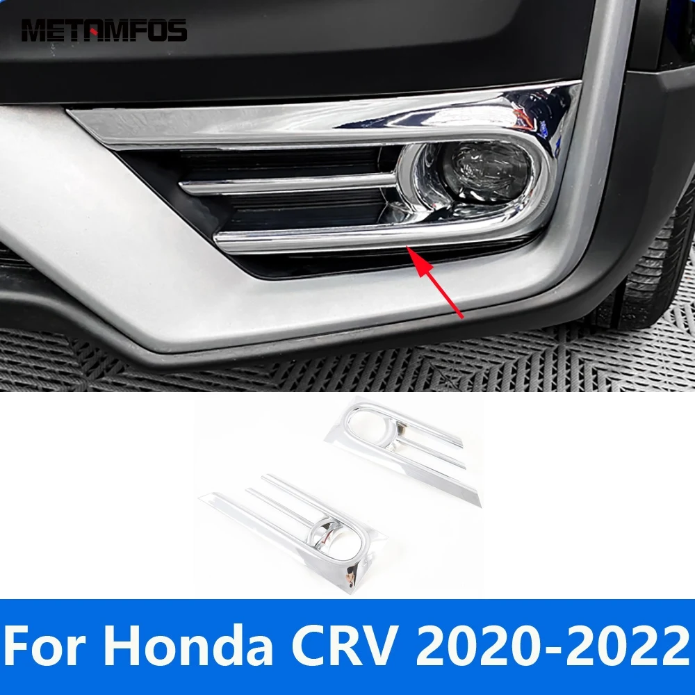 Ön sis işık lamba kapağı Trim için Honda CR V CRV 2020 2021 2022 krom ...