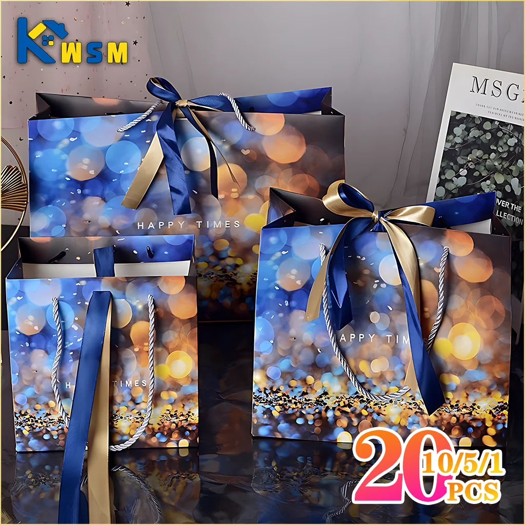 20PCS Happy Hour Gift Bags Shopping Tote Bags Candy Packaging Bags ...