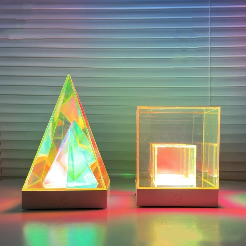 3D-Cube-Pyramid-Diamond-Night-Light-RGB-Colorful-Atmosphere-Table-Lamp ...