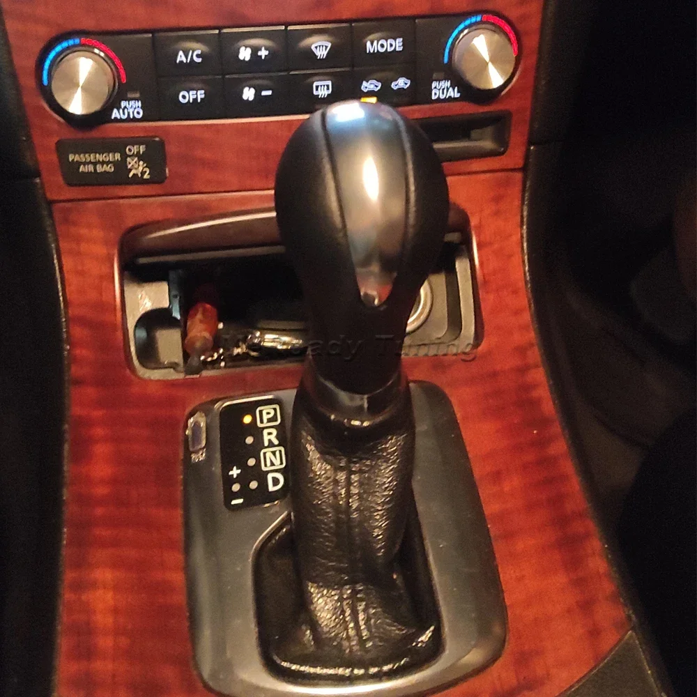 Leather-Car-Gear-Shift-Knob-Handle-Lever-for-Nissan-Patrol-Y62-for ...