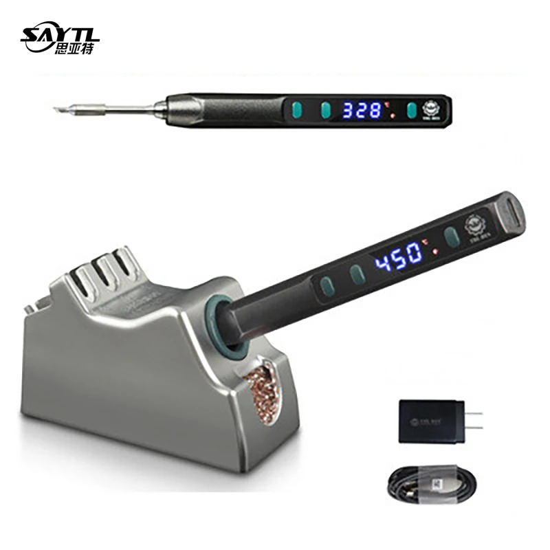 Portable Usb Soldering Iron Lcd Digital Display Soldering Stations ...