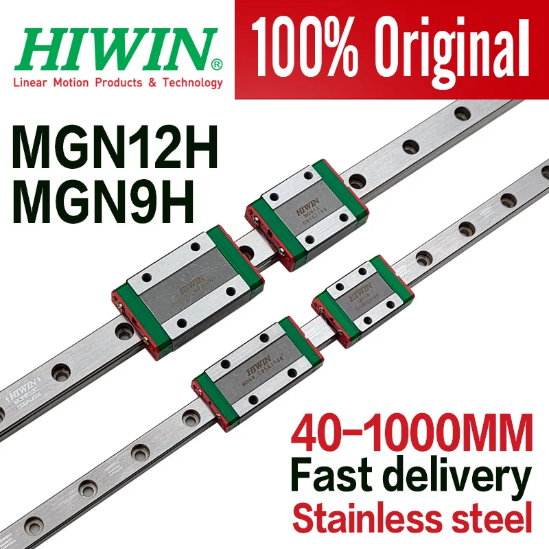 Original-Hiwin-mini-Linear-guide-rails-block-carriage-MGN12H-MGN9H ...