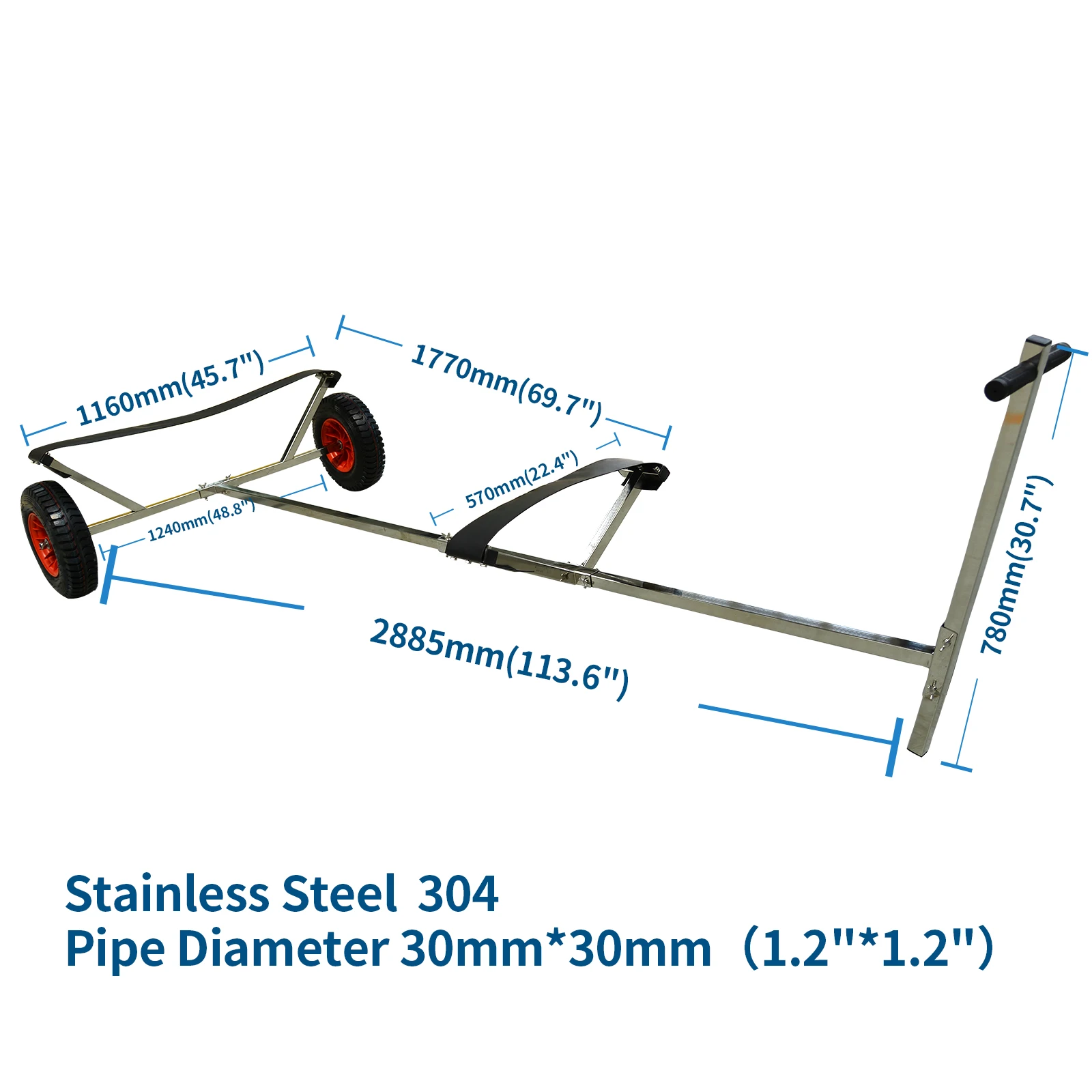 Inflatable Boat Trailer | Dinghy Boat Trailer | Inflatable Dolly ...