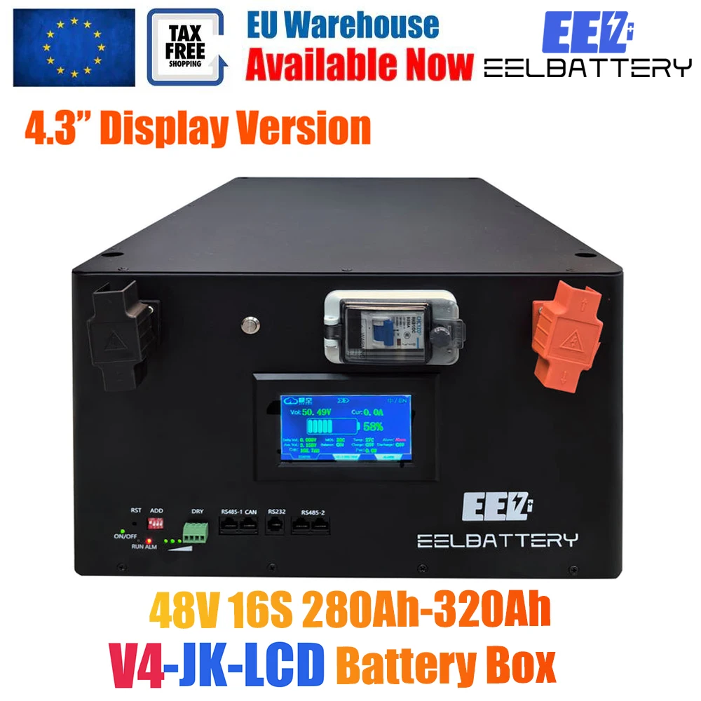 EEL-48V-16S-DIY-Battery-box-kit-for-cells-280-ah-320Ah-Server-Rack-with ...