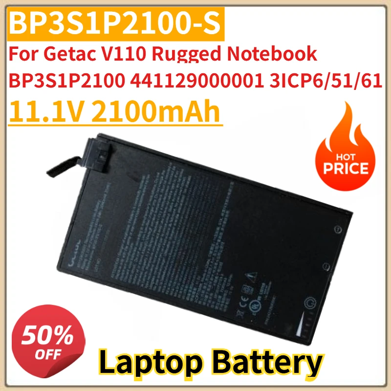 New BP3S1P2100-S Laptop Battery 11.1V 2100mAh for Getac V110 Rugged ...