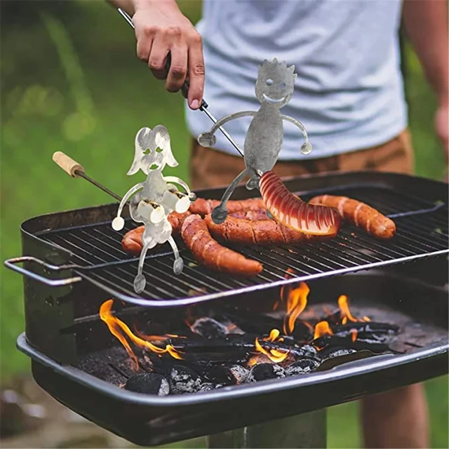 Man Hot Dog Roaster