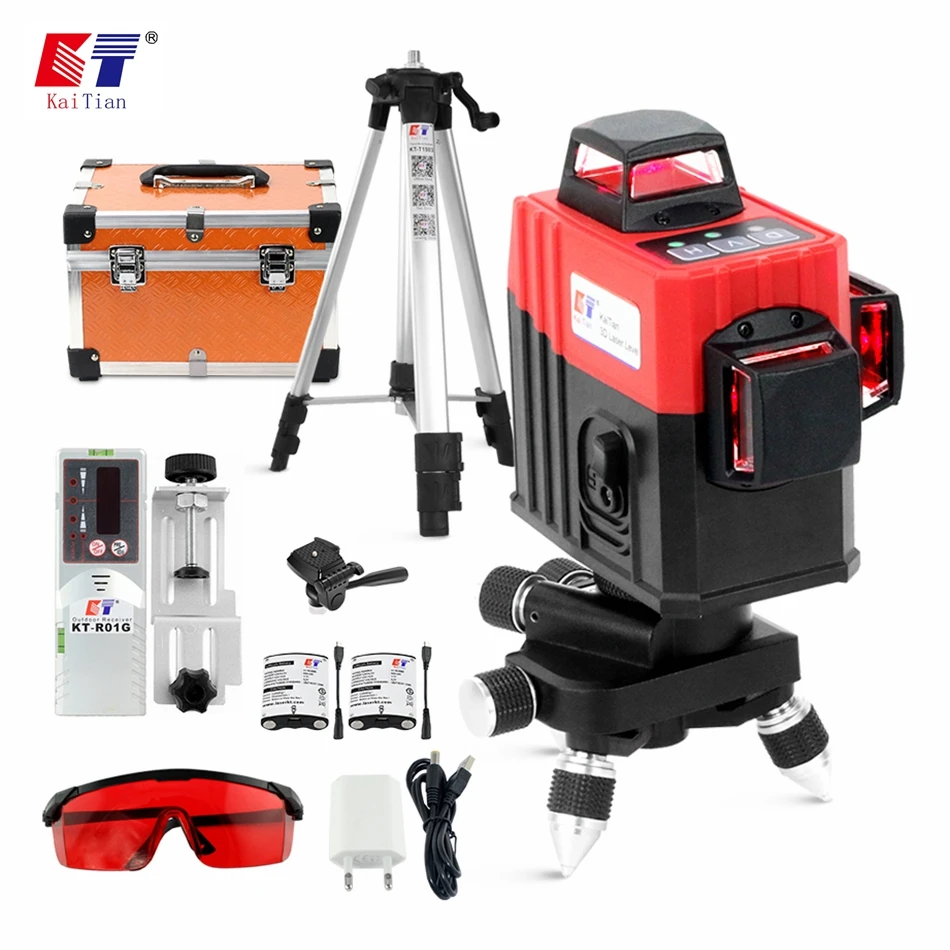 Laser Level Receiver | Laser Level Tripod | Ac Adapter - 12 Lines 3D ...