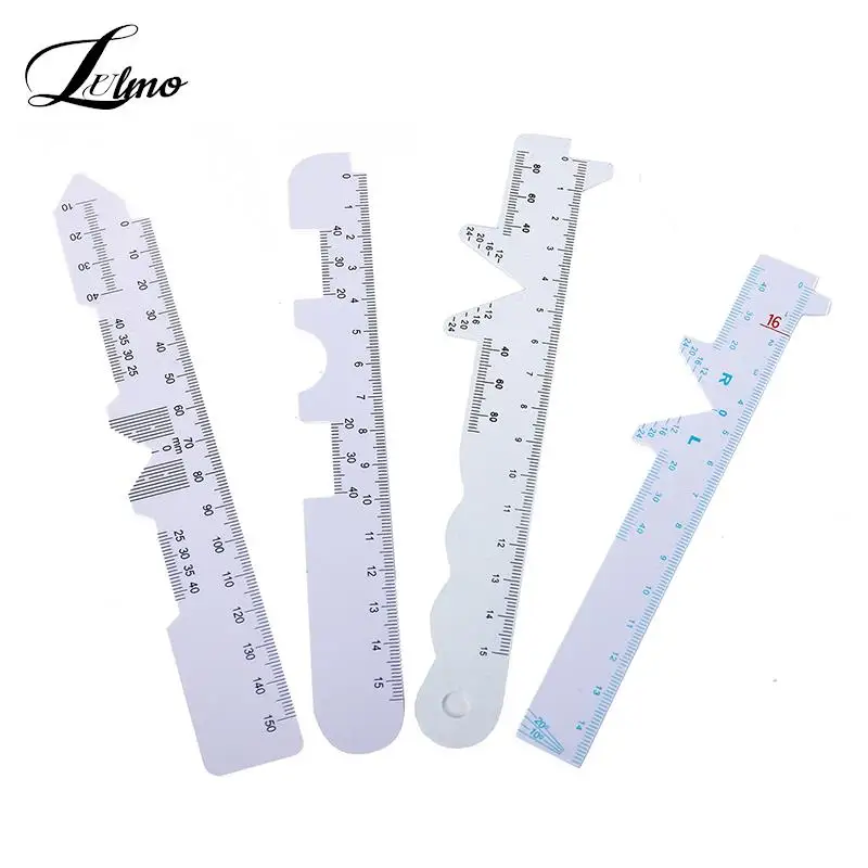 5 Styles White Plastic Eye Straight Edge Pd Ruler Pupillary Distance ...