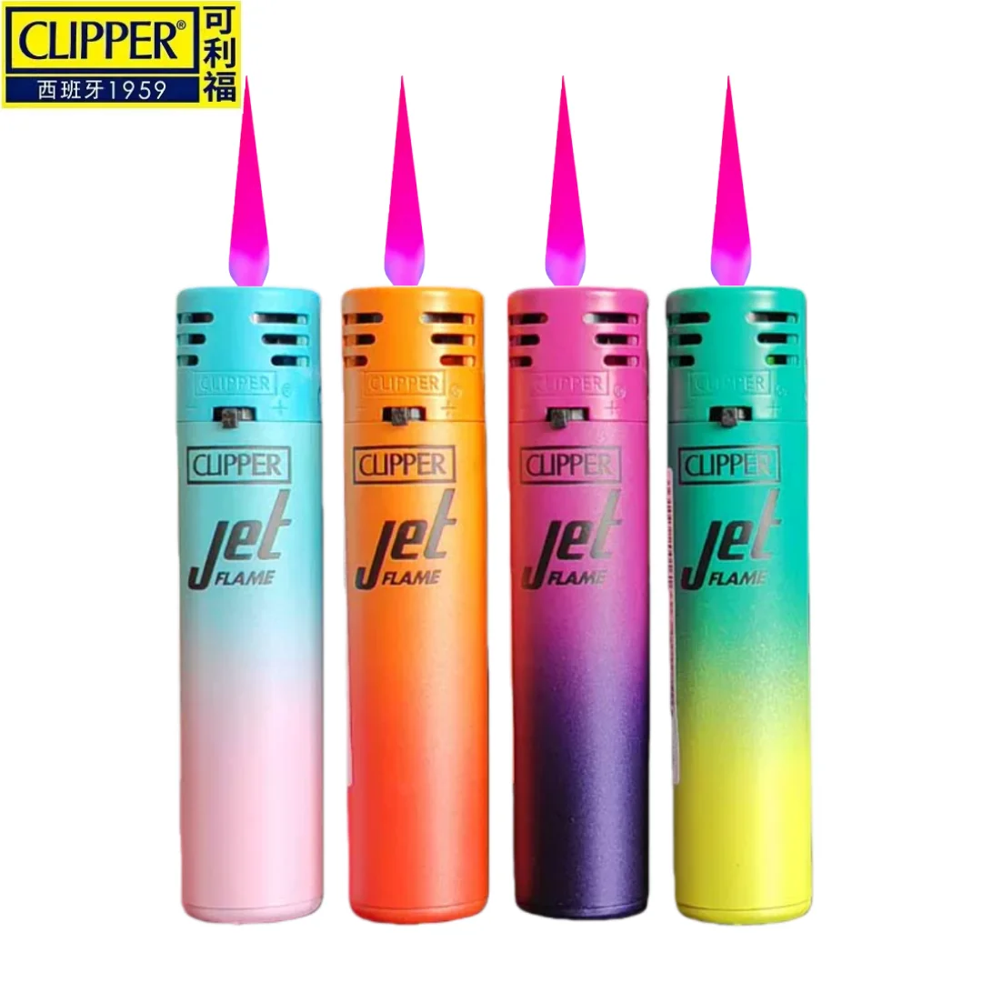 Clipper Lighter Windproof Jet Flame Gradient Butane Gas Lighter ...