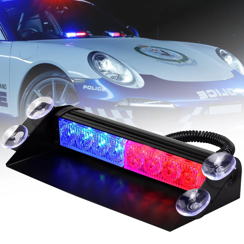 Car Police Strobe LED Flasher Light Dash Emergency Beacon Lamp 3 ...