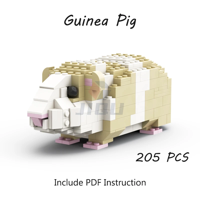 Building Block Pig | Blocks Guinea Pig | Blocks Animal Pig | Animal Moc ...