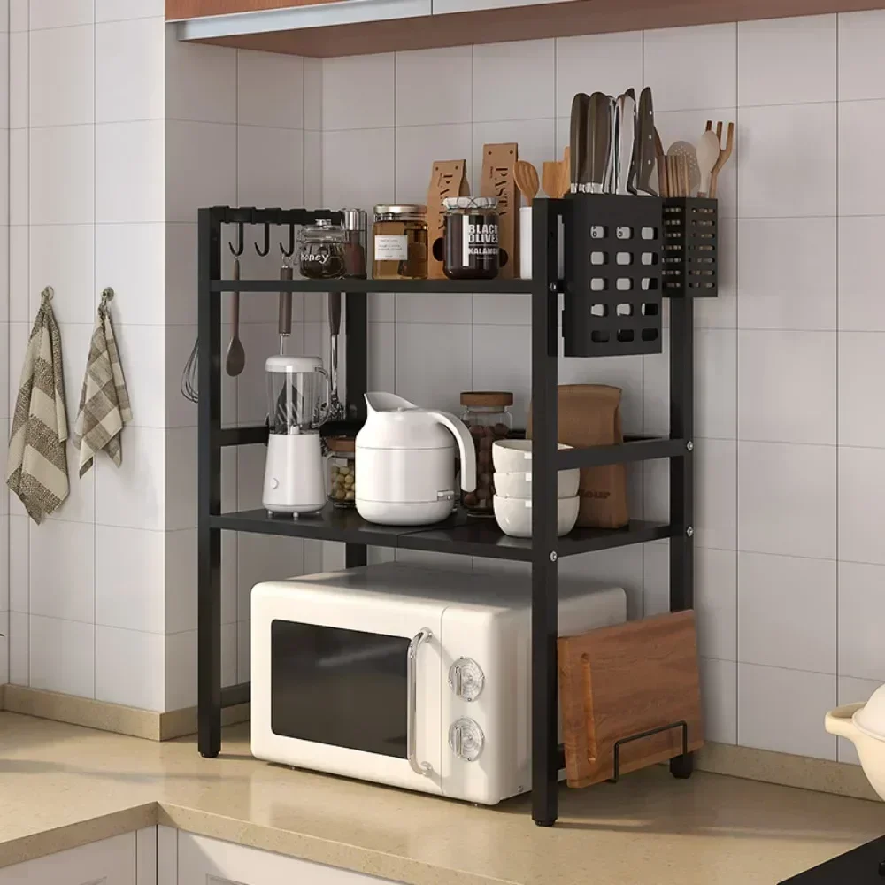 2-3-Tier-Oven-Shelves-Kitchen-Multifunctional-Storage-Shelf-Movable-Gap ...