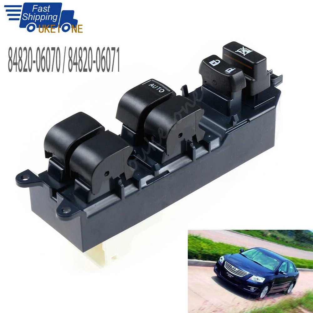 For 2007-2011 Toyota Yaris Tacoma Camry Aurion HV Electric Window Glass ...